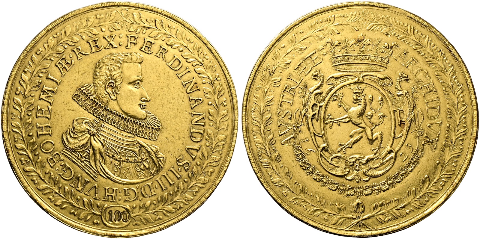Lot 1008 - Ferdinand III, king of Hungary 1625, king of Bohemia 1627 ...