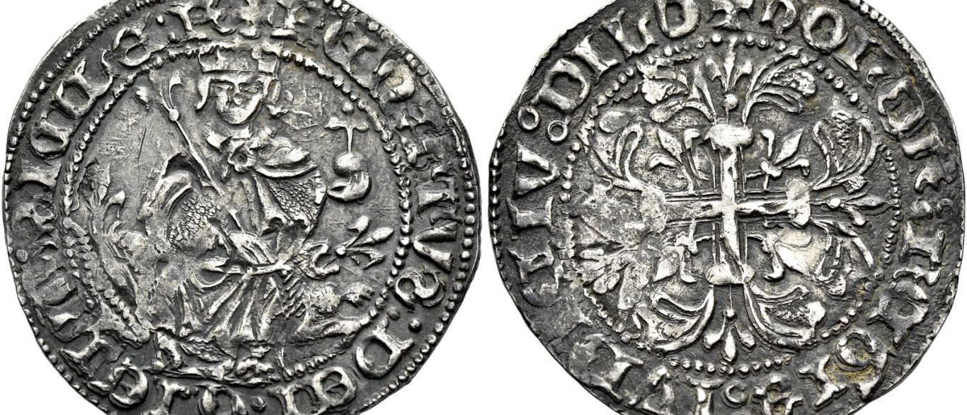 Lot 279 - Renée of Anjou, 1435 – 1442, claimant to 1480. Gigliato (1436 ...